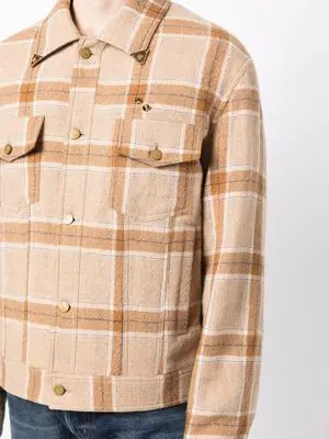 Nick Fouquet Plaid-check Print Shirt Jacket
