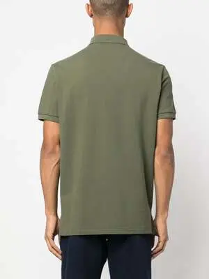 Polo Ralph Lauren Embroidered-logo Short-sleeved Polo Shirt - Green