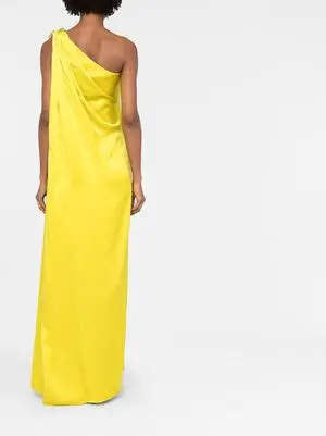 Stella McCartney Asymmetric Crystal Embellished Gown