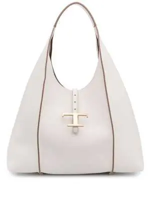 TOD'S Timeless Logo-plaque Shoulder Bag