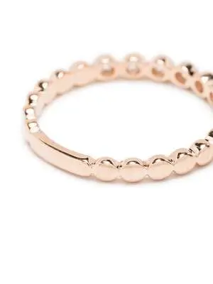 Ef Collection 14kt Rose Gold Diamond Stack Ring