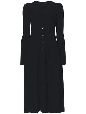 Proenza Schouler White Label Ribbed-knit Button-fastening Dress
