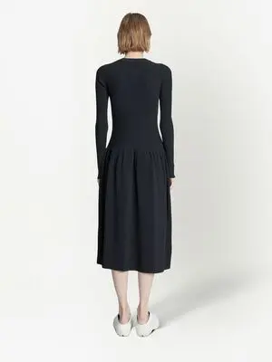 Proenza Schouler White Label Ribbed-knit Button-fastening Dress