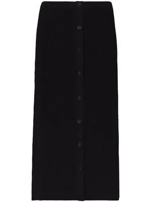 Proenza Schouler White Label Ribbed-knit Midi Skirt