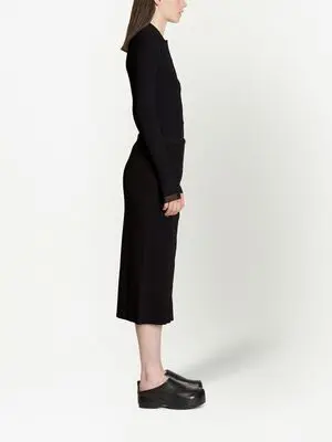 Proenza Schouler White Label Ribbed-knit Midi Skirt