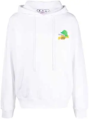 Off-White Arrows Long-sleeve Hoodie - White