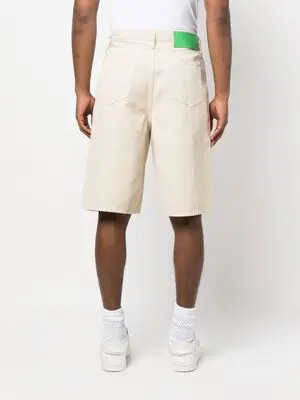 Off-White Canvas Shorts - Neutrals