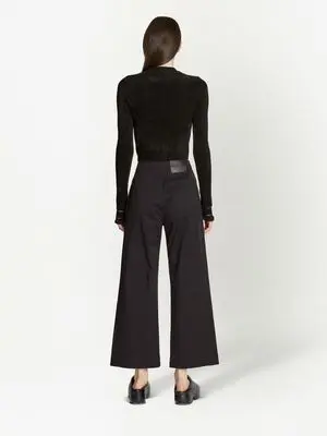 Proenza Schouler White Label Cropped Cotton Twill Culottes