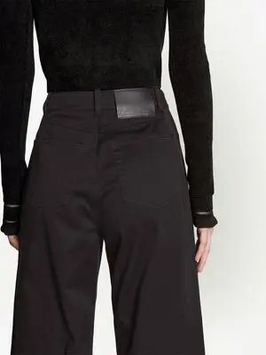 Proenza Schouler White Label Cropped Cotton Twill Culottes