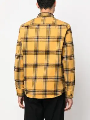 A.p.c. Check-print Long-sleeve Shirt