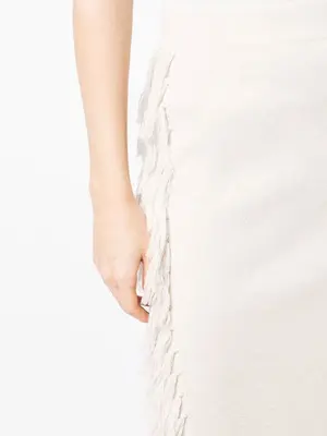 ONEFIFTEEN Fringe-detail Midi Dress