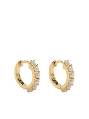 MISSOMA Pearl Huggie Earrings - Gold