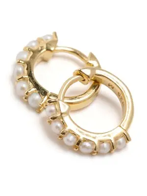 MISSOMA Pearl Huggie Earrings