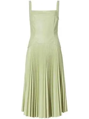 Proenza Schouler White Label Faux-leather Midi Dress