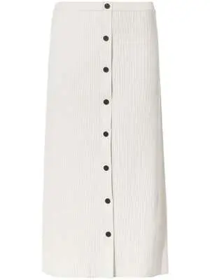 Proenza Schouler White Label Ribbed Knit Midi Skirt