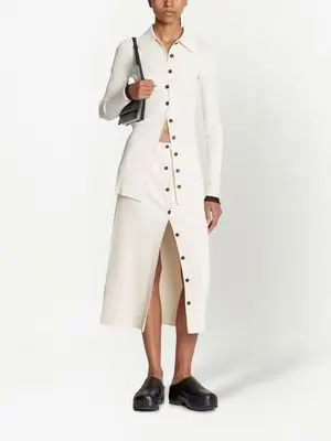 Proenza Schouler White Label Ribbed Knit Midi Skirt