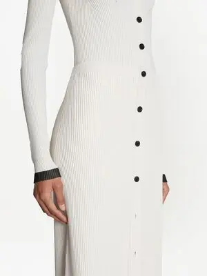 Proenza Schouler White Label Ribbed Knit Midi Skirt