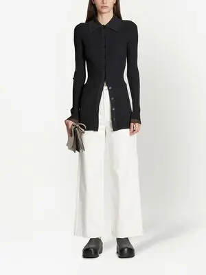 Proenza Schouler White Label Cropped Twill Culottes - White