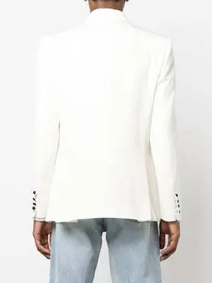 Casablanca Contrast-lapel Double-breasted Blazer
