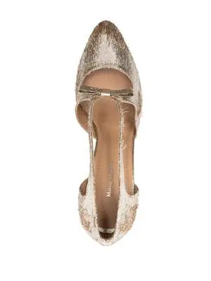 MAISON MARGIELA 100mm Metallic Pumps