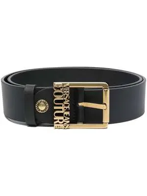 Versace Logo-detail Leather Belt