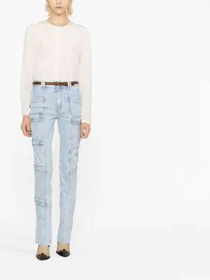 Isabel Marant Vokayo Straight-leg Jeans - Blue