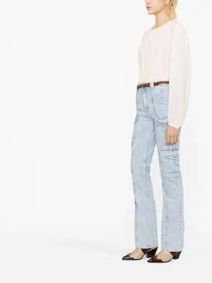 Isabel Marant Vokayo Straight-leg Jeans - Blue