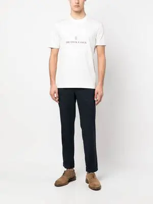 Brunello Cucinelli Dream Out Loud' T-Shirt In White - 55% Off