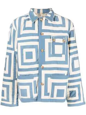 BODE Quilted Jacket - Blue