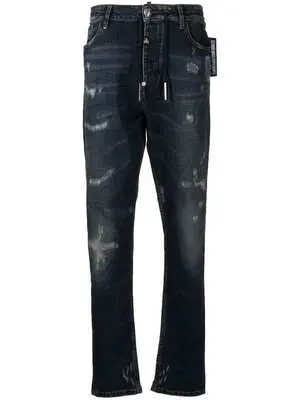 Philipp Plein Low-rise Slim-cut Jeans