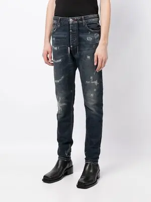 Philipp Plein Low-rise Slim-cut Jeans