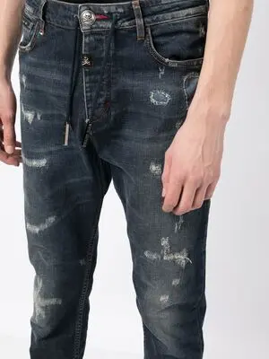 Philipp Plein Low-rise Slim-cut Jeans
