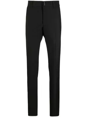 Givenchy Tailored Wool-mohair Blend Trousers - Black