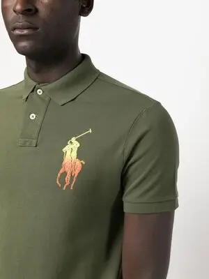 Polo Ralph Lauren Embroidered-logo Short-sleeve Polo Shirt