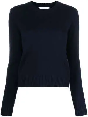 LISA YANG Ribbed-knit Cashmere Jumper - Blue