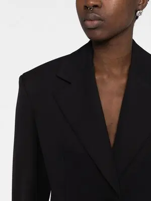 Versace Single-breasted Wool Blazer - Black