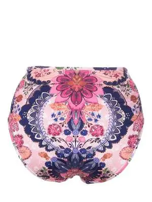 Zimmermann Laurel Floral-print Bikini Bottom