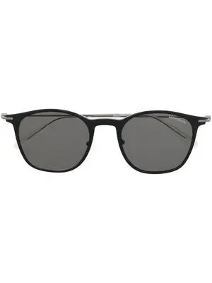 Montblanc Round Frame Tinted Sunglasses - Black