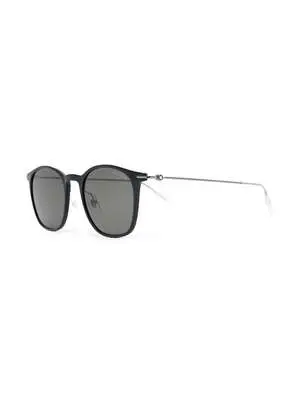 Montblanc Round Frame Tinted Sunglasses - Black