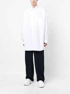 Balenciaga Large-fit Tailored Trousers - Blue
