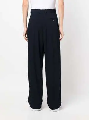 Balenciaga Large-fit Tailored Trousers - Blue