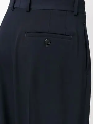 Balenciaga Large-fit Tailored Trousers - Blue