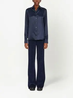 FERRAGAMO Satin Button-up Shirt