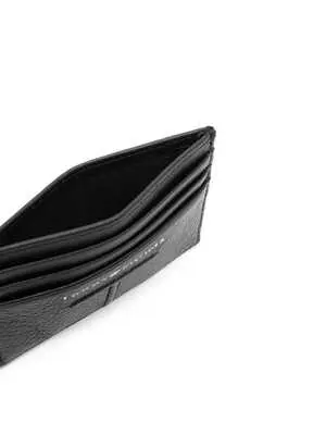 Tommy Hilfiger Logo-embossed Leather Cardholder