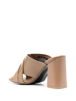 Calvin Klein 95mm Logo-plaque Sandals - Neutrals