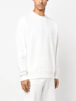 DIESEL® S-rob-megoval Cotton Sweatshirt - White