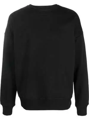 DIESEL® S-rob-megoval Cotton Sweatshirt - Black