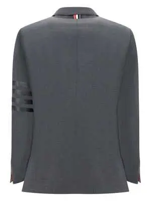 Thom Browne 4-bar Stripe Blazer - Grey