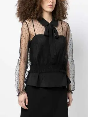 Red Valentino Polka Dot Blouse