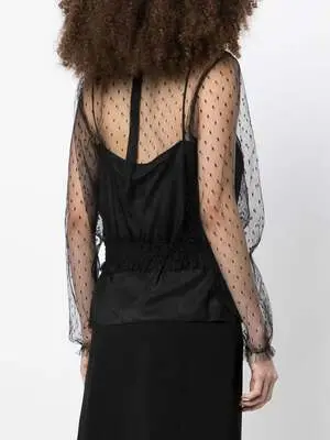 Red Valentino Polka Dot Blouse